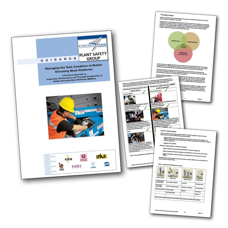 New Mobile Elevating Work Platform safety guidance published