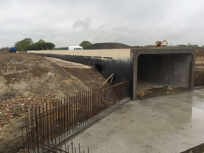 Box Culverts installed on the Wixams Development in Bedfordshire