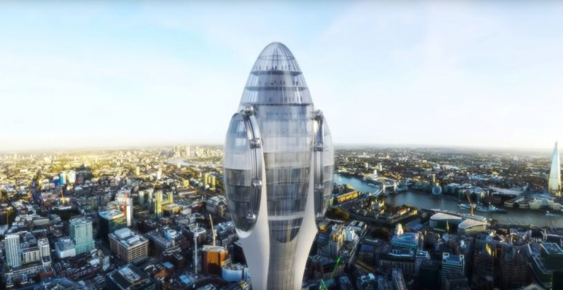 New tower The Tulip is blooming over London