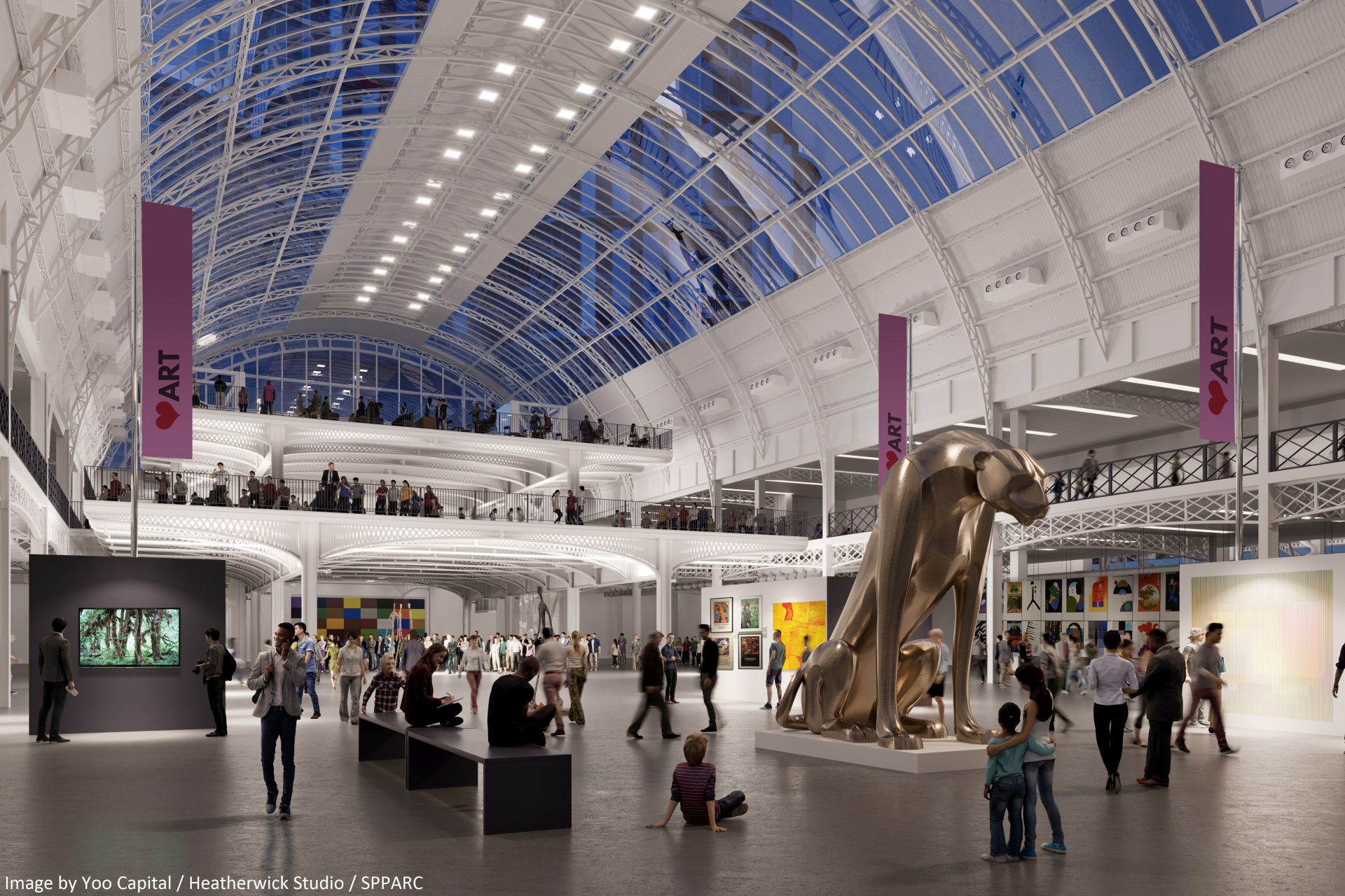 Images released of London’s Olympia Exhibition Centre redevelopment