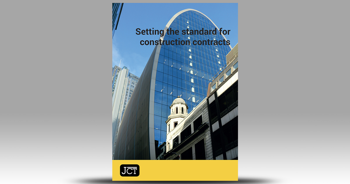 Setting the standard for construction contracts