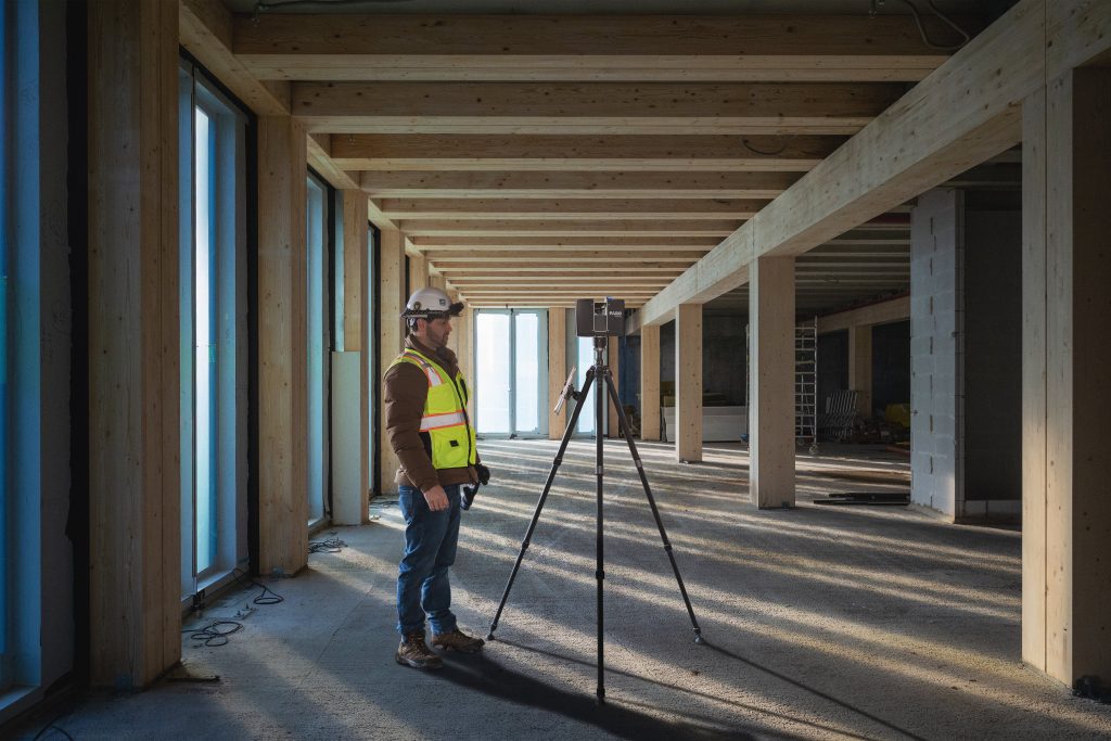 Speed, accuracy, sustainability: The benefits of 3D laser scanning for mass timber construction