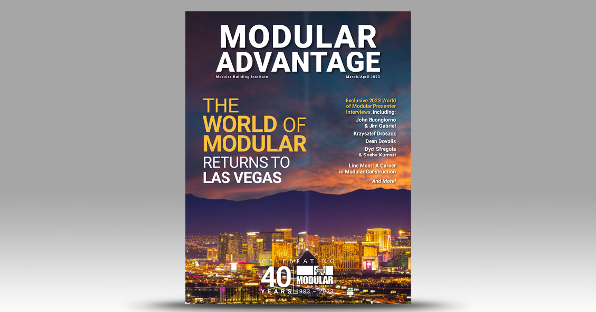 Modular Advantage Magazine March-April 2023