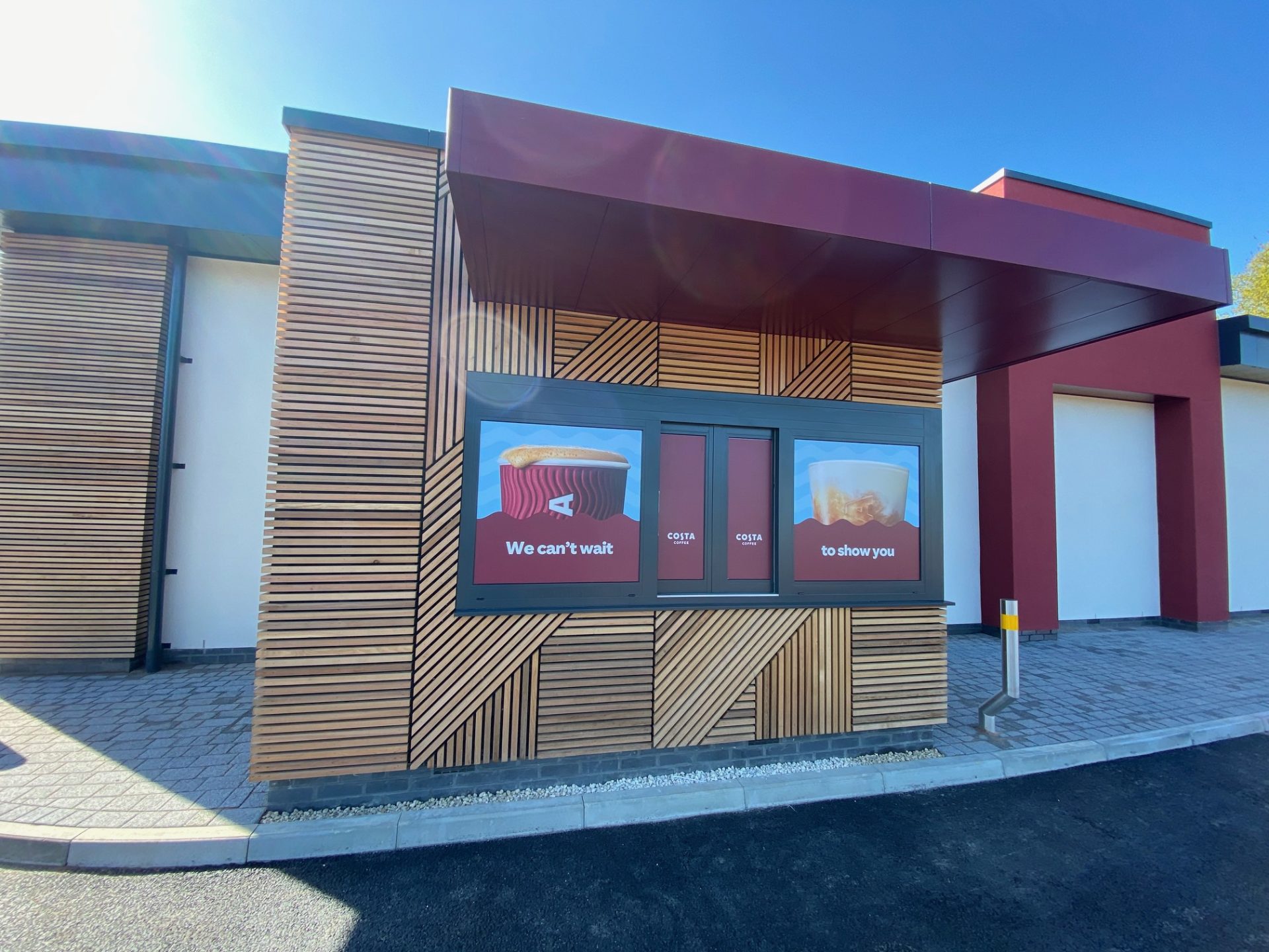 International Timber develop Costa Coffee cedar timber drive-thru