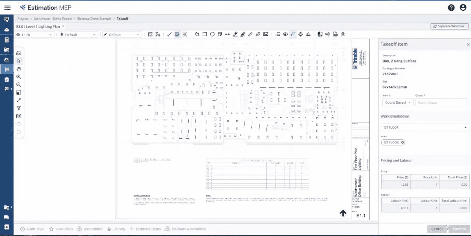 Trimble’s Estimation MEP: a more accurate estimation solution for your ...